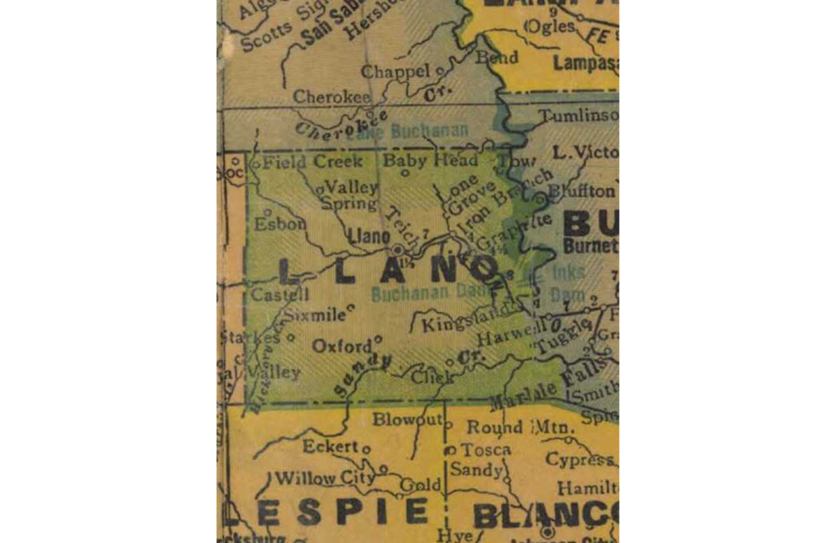 Area History – Llano County & Castell, Texas